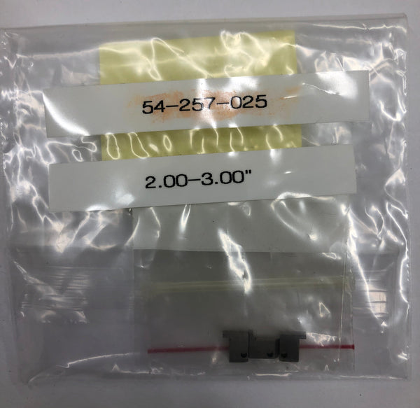 Fowler 52-257-025 Anvils 3 Piece Set, 2.00 - 3.00 Inch *NEW - OVERSTOC ...