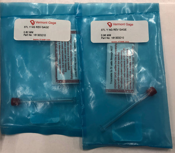 Vermont Gage Lot of Class Y Steel Reversible Pin Gages IN PLUS Toleran ...