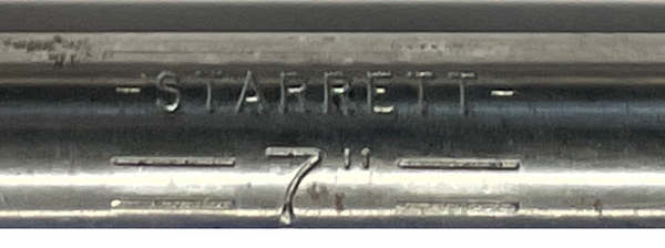 Starrett 234B-7 End Measuring Rod / Setting Standard without Insulatin ...