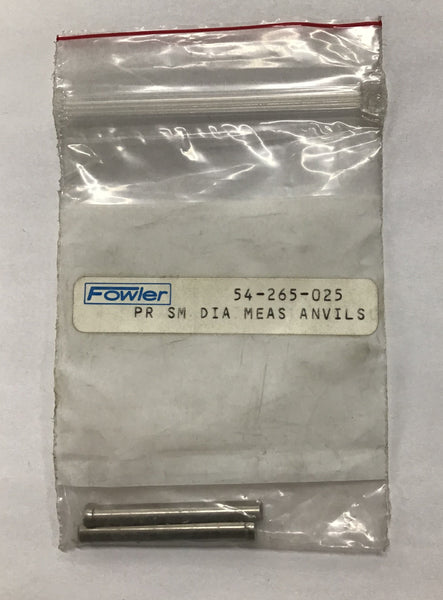 Fowler 54-265-025 PR SM DIA MEAS ANVILS *NEW - OVERSTOCK* – Ideal ...