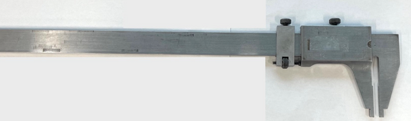 Starrett 123-24 Master Vernier Caliper, 0-24" Range, .001" Graduation ...