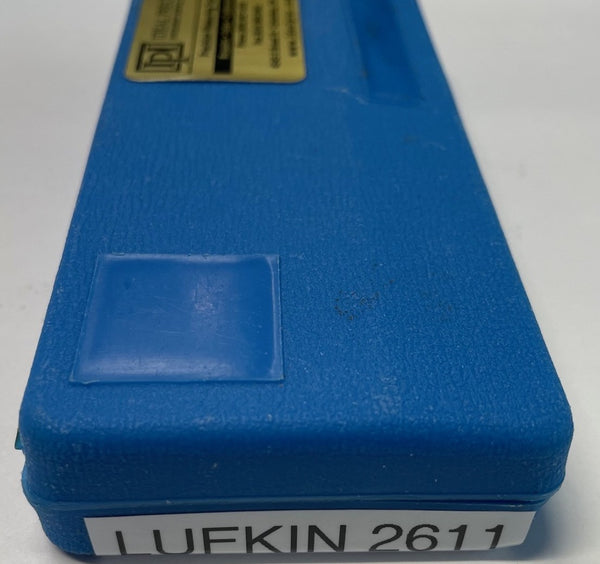Lufkin 2611 Outside Micrometer, Rounded Anvil, 0-1" Range. .001" Gradu ...