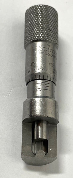 Starrett 207 Stainless Steel Can Seam Micrometer, 0-.375" Range, .001 ...