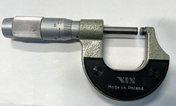VIS Made in Poland Outside Micrometer, 0-1" Range .0001" Graduation *U ...