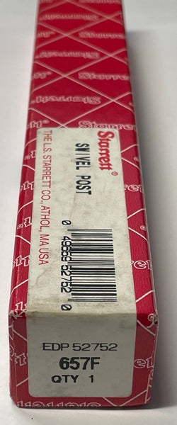 Starrett 657F Swivel Post Assembly, 6-1/2" (165mm) High, for 657 Serie ...