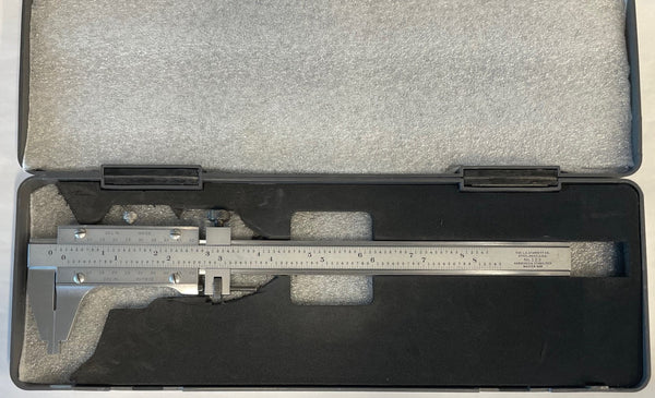 Starrett 123Z-6 Master Vernier Caliper, 0-6" Range, .001" Graduation ...