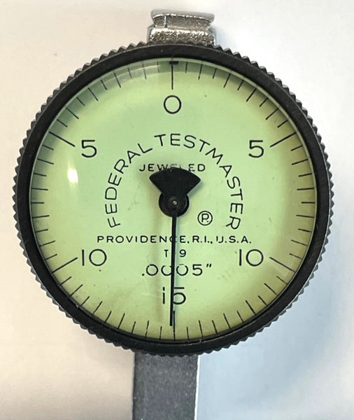 Mahr Federal T-9 Testmaster Dial Test Indicator .030" Range, .0005" Gr ...