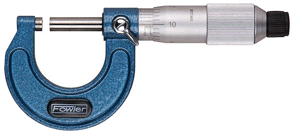 Fowler 52-240-001-1 Outside Micrometer, 0-1" Range, .0001" Graduation ...