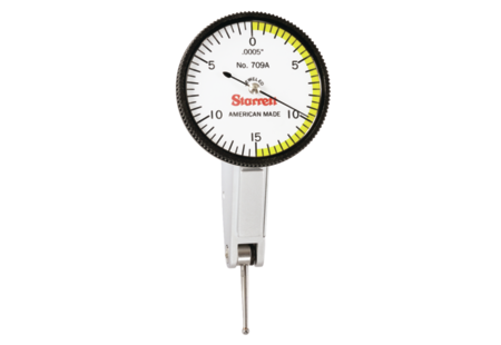 Starrett 709AZ Dial Test Indicator with Dovetail Mount, .030" Range ...