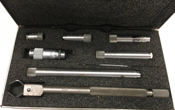 Starrett 823AZ Tubular Inside Micrometer, 1.5-8" Range, .001" Graduati ...