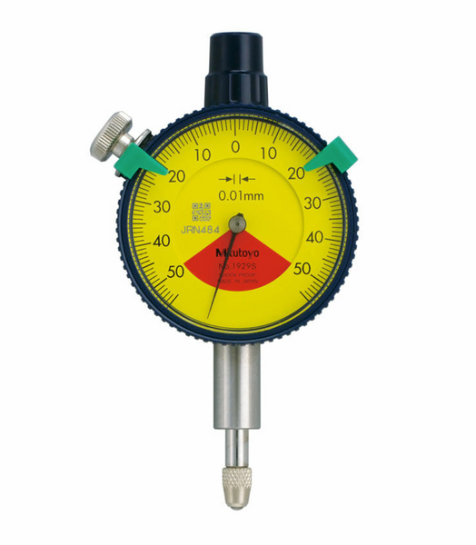 Mitutoyo 1929A Metric Compact One Revolution Dial Indicator, 0-1mm Ran ...